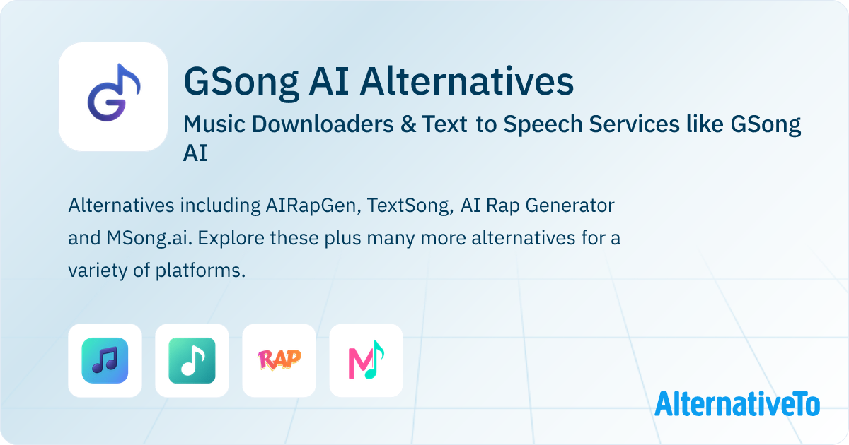 GSong AI Alternatives: Top 4 Music Downloaders | AlternativeTo