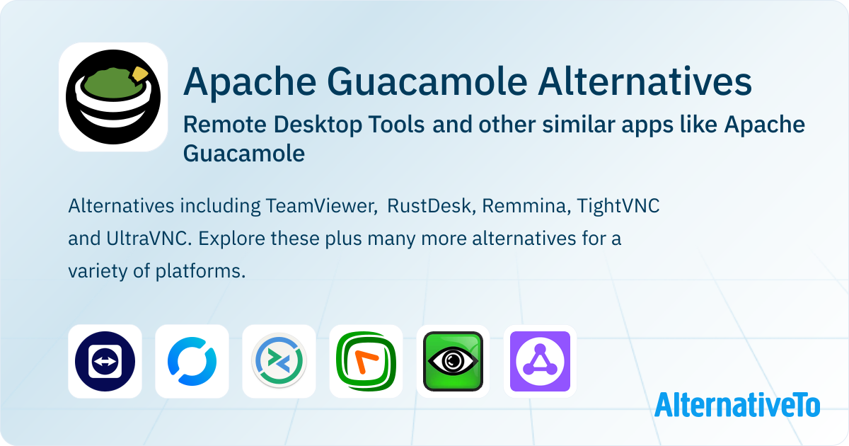 Apache Guacamole Alternatives: Top 12 Remote Desktop Tools & Similar ...