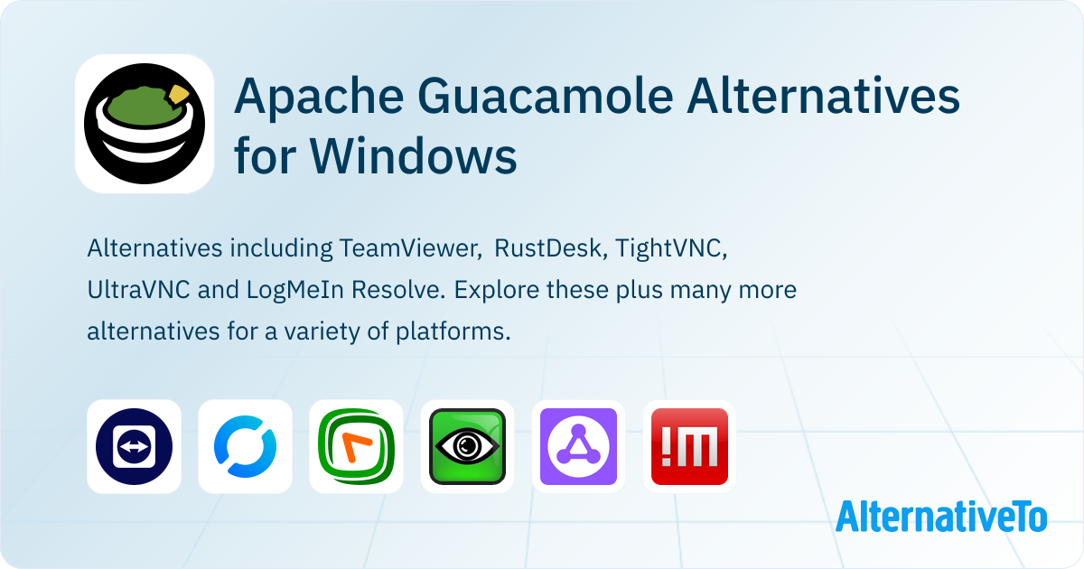 Apache Guacamole Alternatives for Windows: Remote Desktop Tools ...