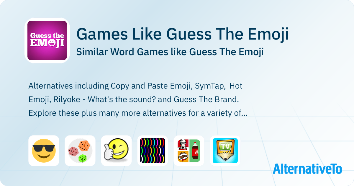 Games Like Guess The Emoji: Similar Word Games | AlternativeTo