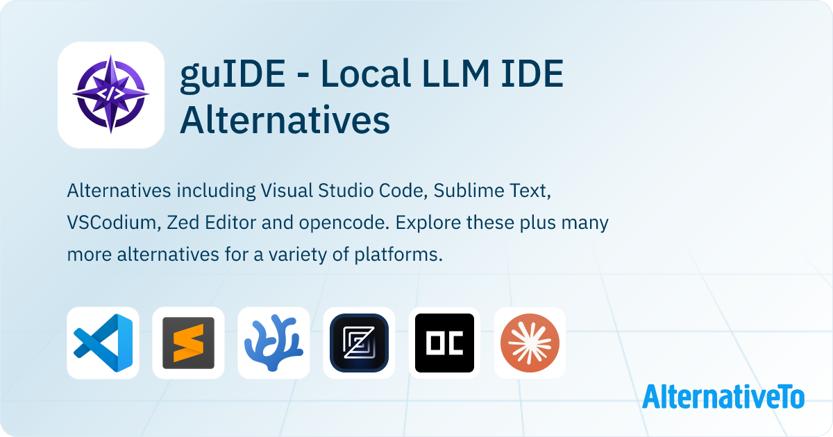 guIDE - Local LLM IDE Alternatives - Explore Similar Apps & Services ...