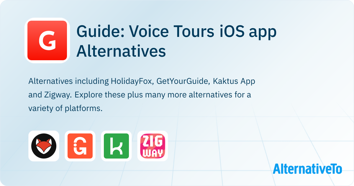 Guide: Voice Tours iOS app Alternatives and Similar Apps | AlternativeTo