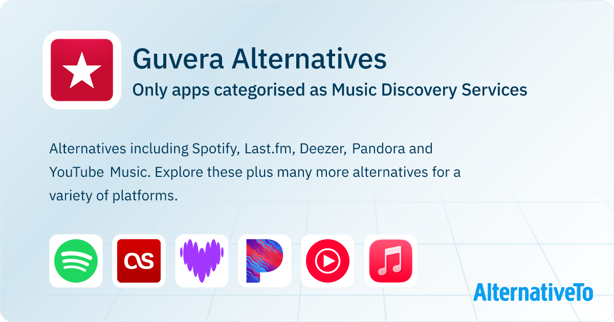 Guvera Alternatives: Top 12 Music Discovery Services | AlternativeTo