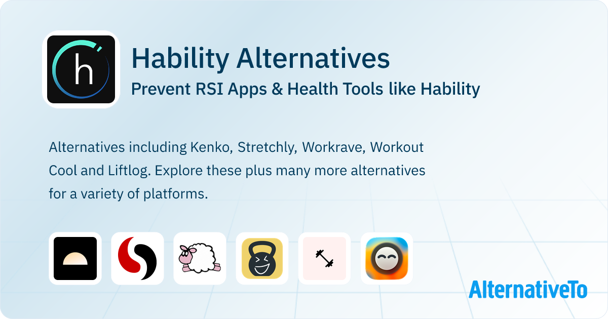Hability Alternatives: Top 12 Prevent RSI Apps & Health Tools ...