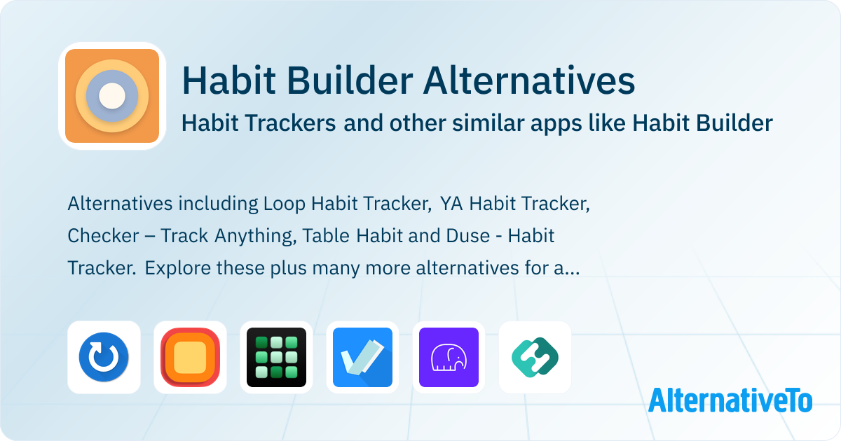 Habit Builder Alternatives: Top 12 Habit Trackers & Similar Apps ...