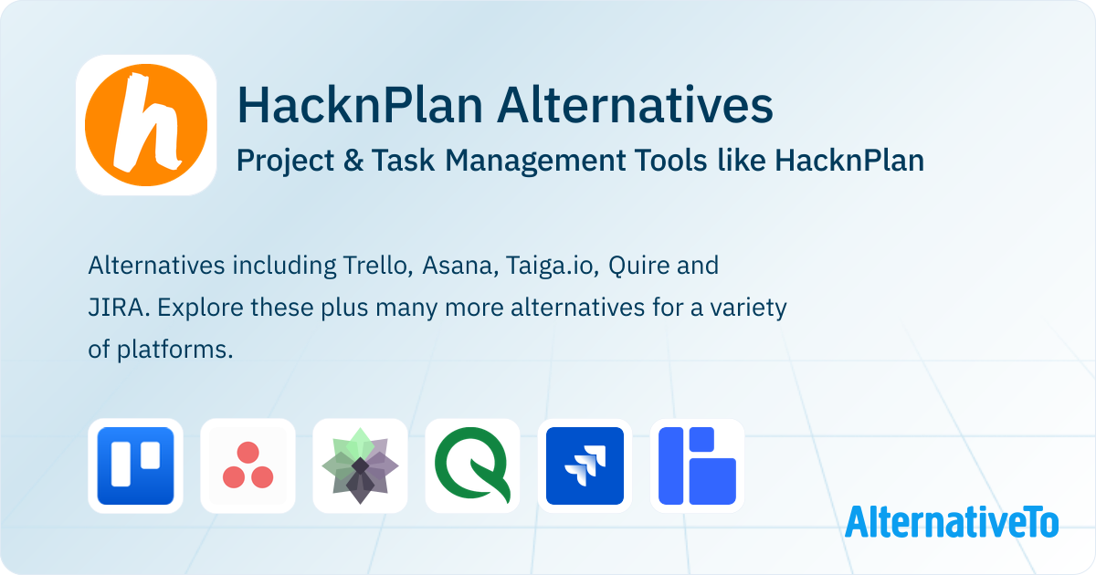 HacknPlan Alternatives: Top 14 Project Management Tools | AlternativeTo