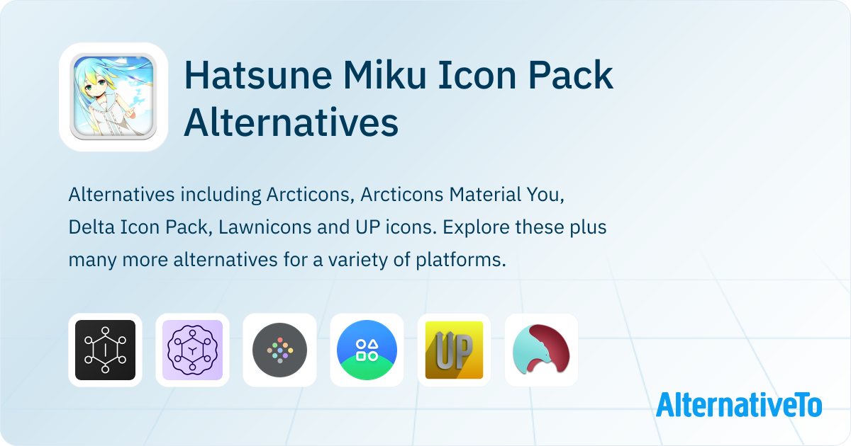 Hatsune Miku Icon Pack Alternatives and Similar Apps | AlternativeTo