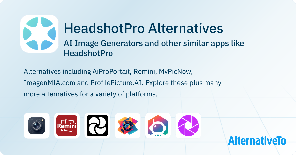 HeadshotPro Alternatives: Top 12 AI Image Generators & Similar Apps ...