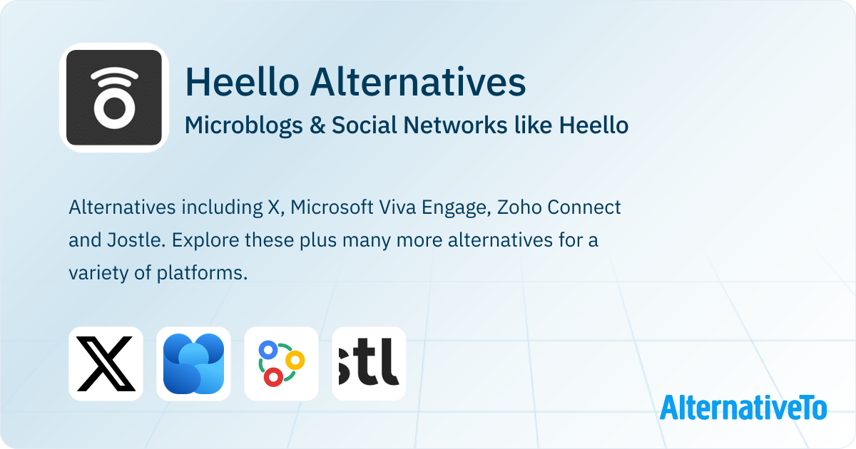 Heello Alternatives: Top 4 Microblogs & Social Networks | AlternativeTo