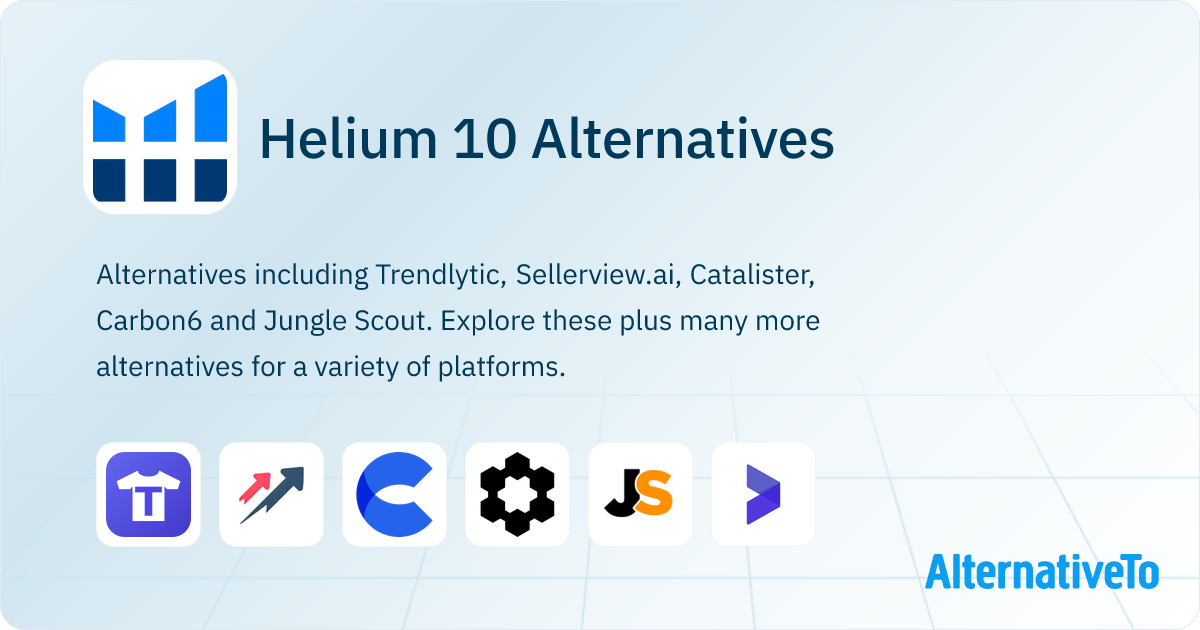 Helium 10 Alternatives - Explore Similar Apps | AlternativeTo