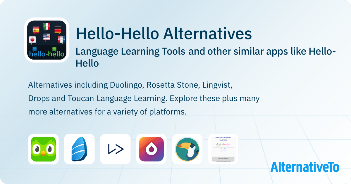 Hello-Hello Alternatives: Top 12 Language Learning Tools & Similar Apps ...