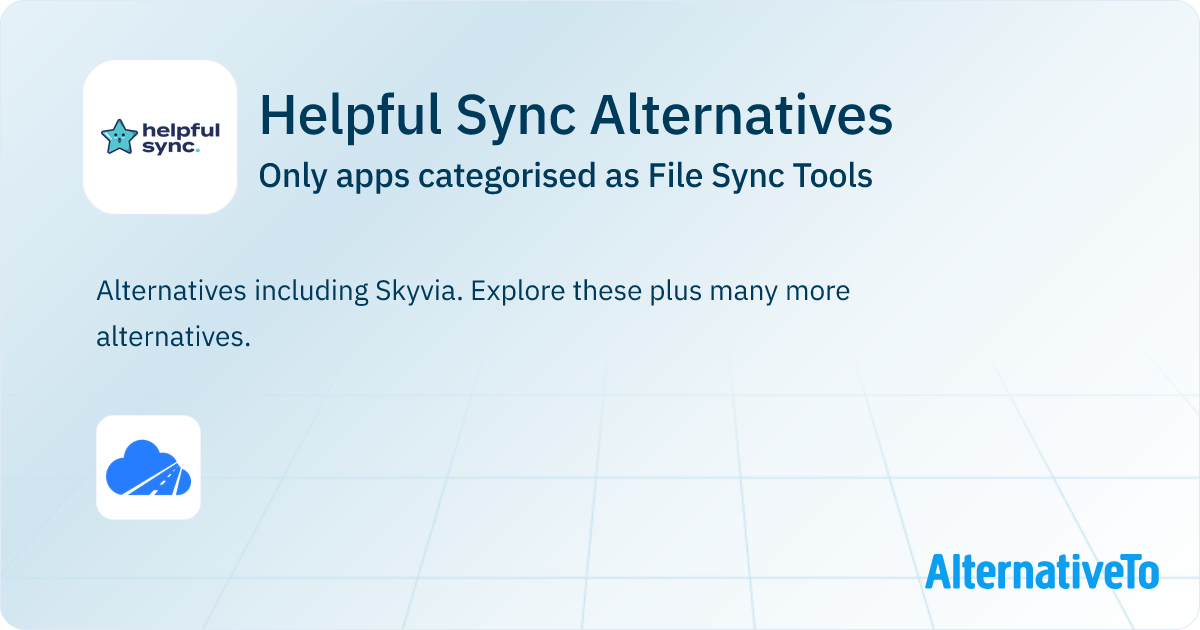 Helpful Sync Alternatives: Top 1 File Sync Tools | AlternativeTo