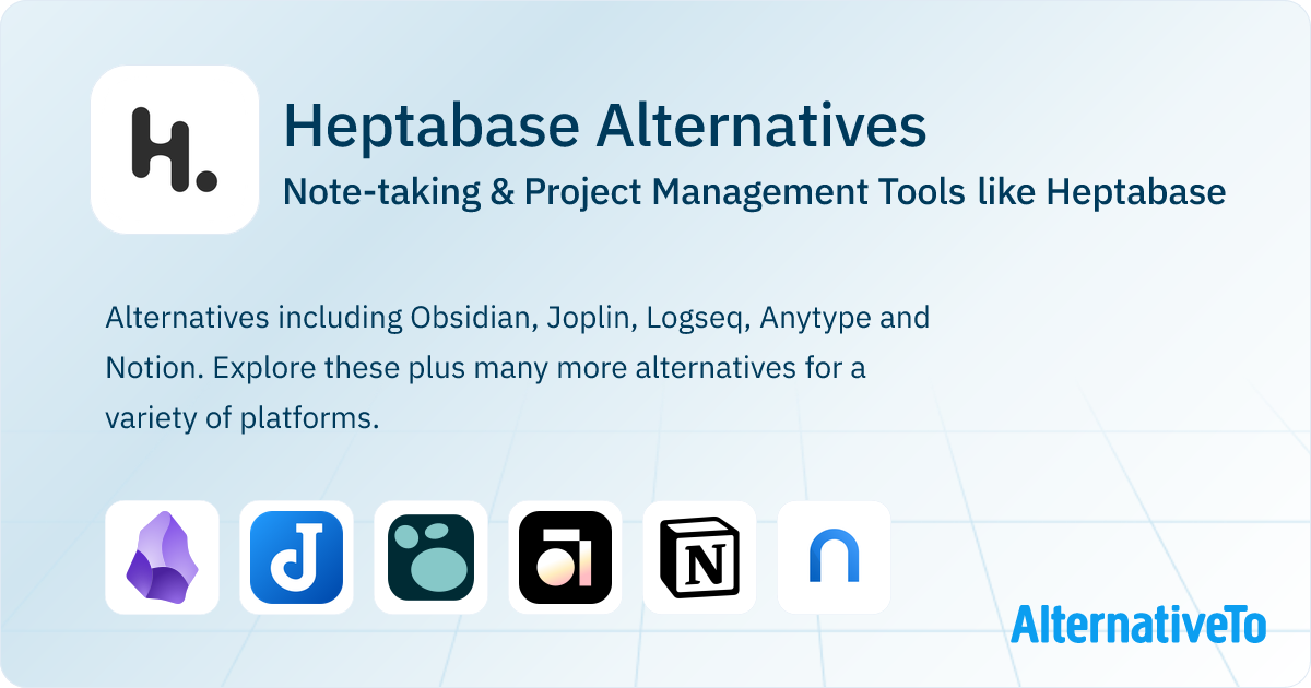 Heptabase Alternatives: Top 12 Note-taking Tools | AlternativeTo