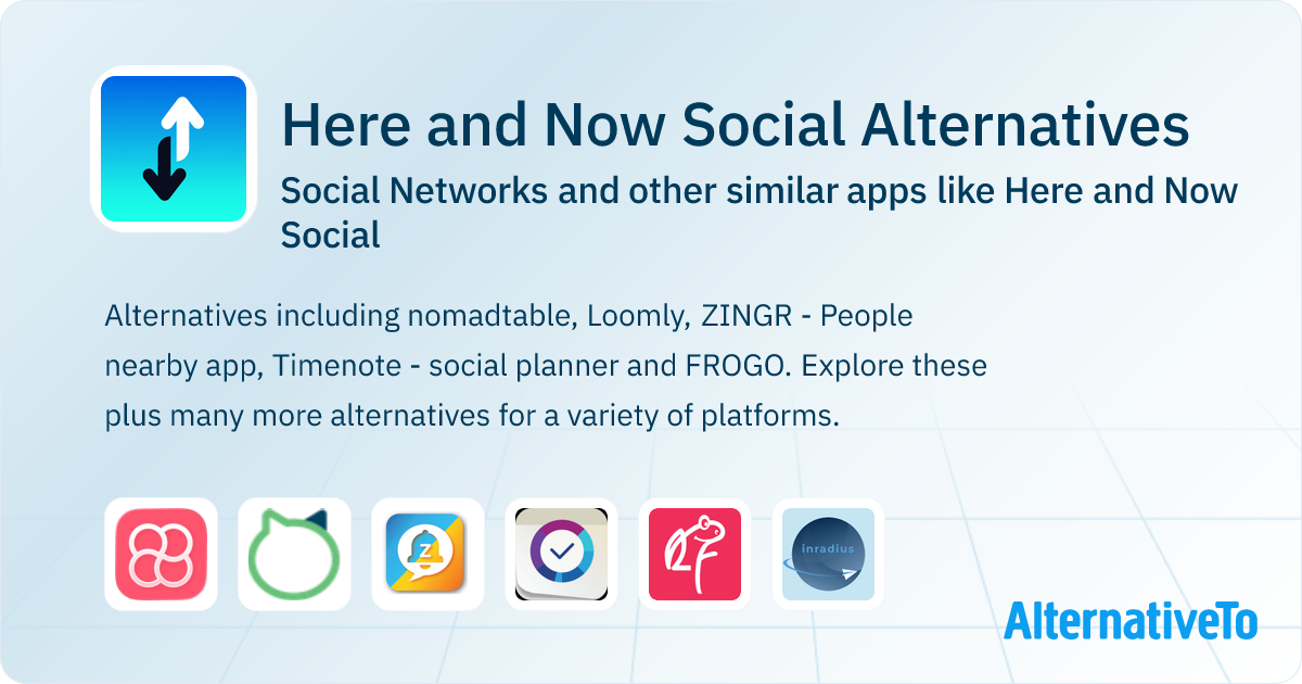 Here and Now Social Alternatives: Top 9 Social Networks & Similar Apps ...