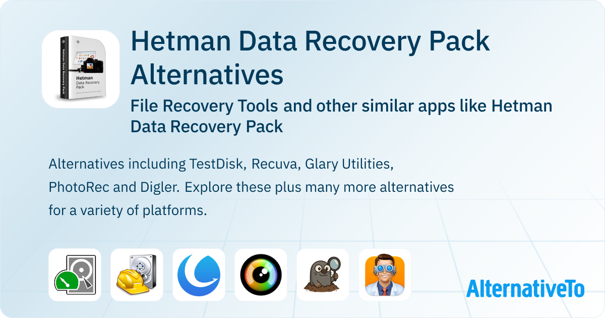 Hetman Data Recovery Pack Alternatives: Top 12 File Recovery Tools ...