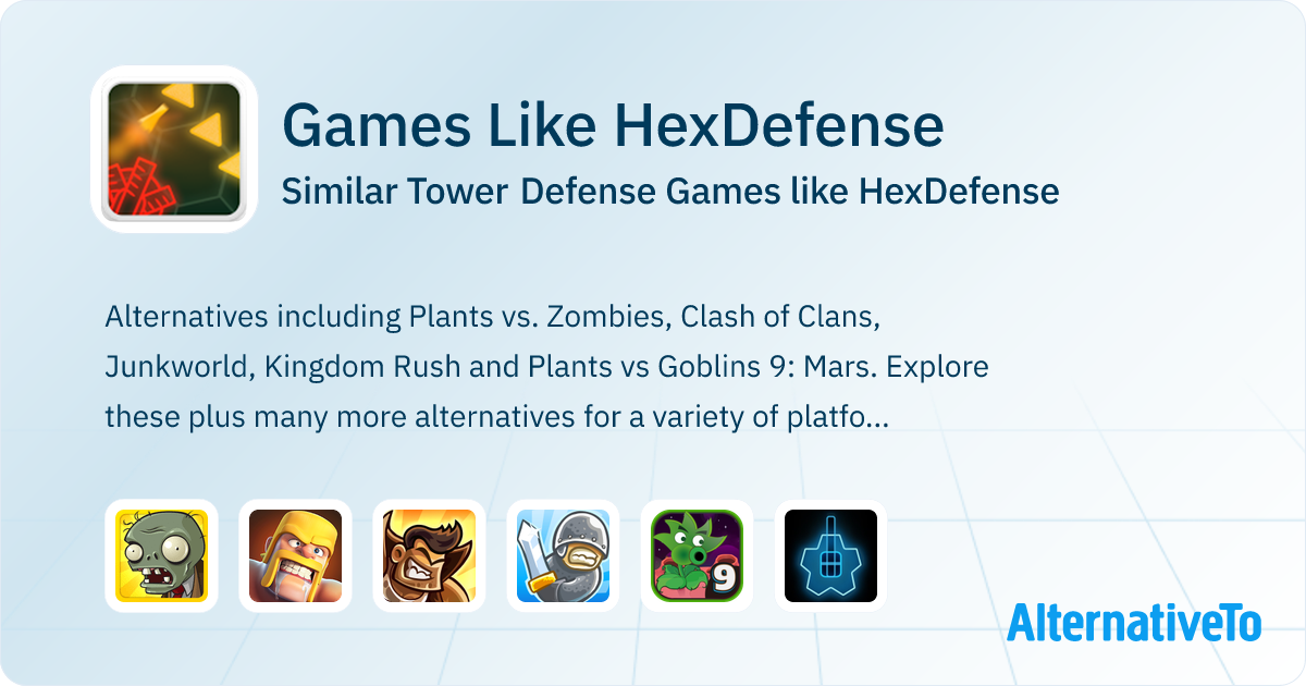 Games Like HexDefense: Similar Tower Defense Games 2026 | AlternativeTo