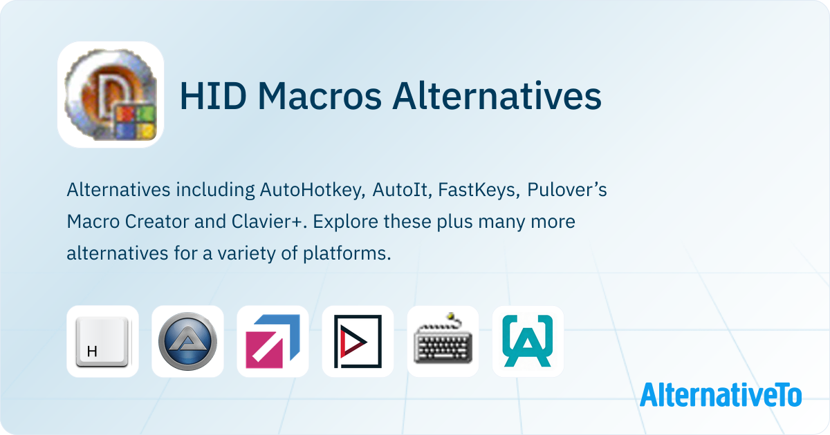 HID Macros Alternatives - Explore Similar Software | AlternativeTo