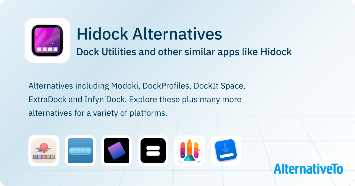 Hidock Alternatives: Top 9 Dock Utilities & Similar Apps | AlternativeTo