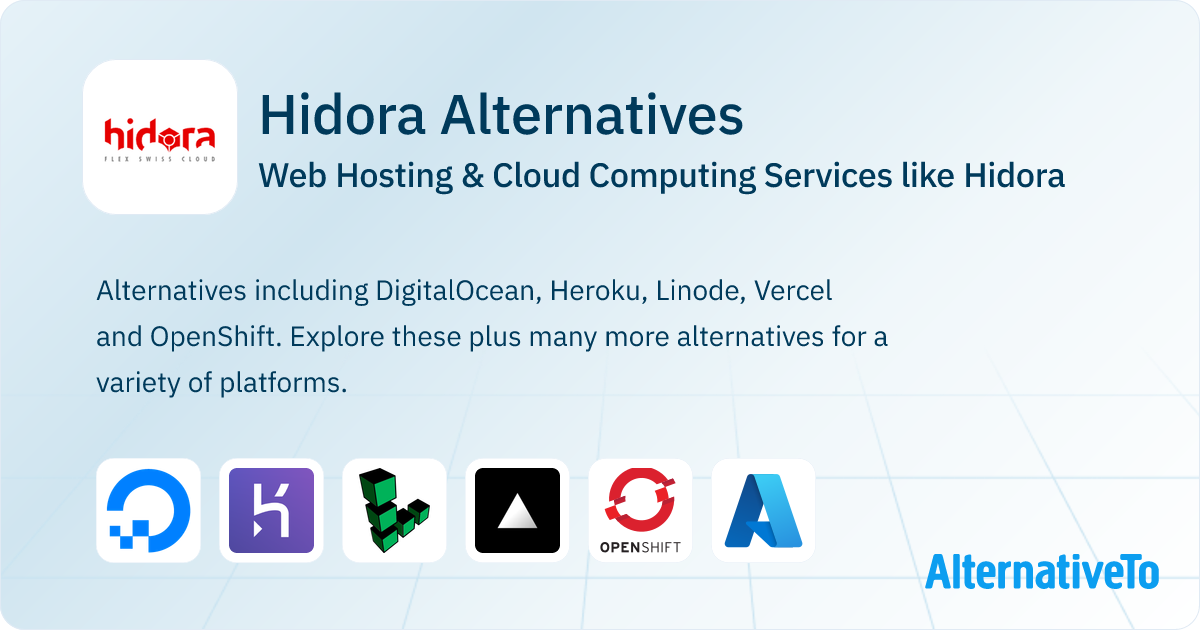 Hidora Alternatives: Top 12 Web Hosting Services | AlternativeTo