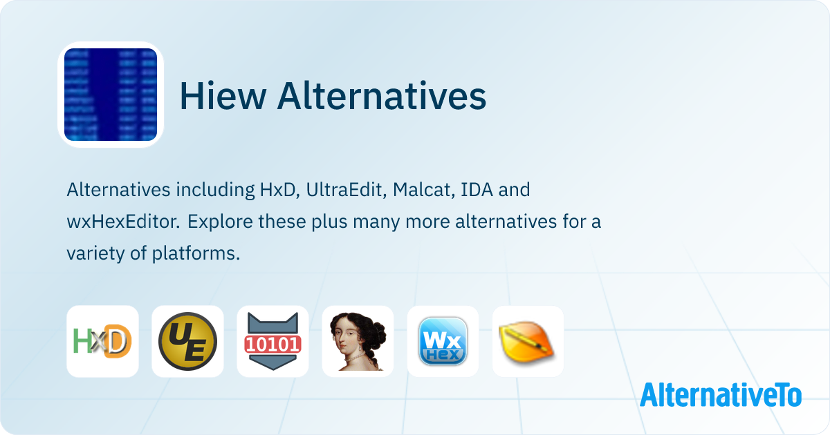 Hiew Alternatives - Explore Similar Software | AlternativeTo