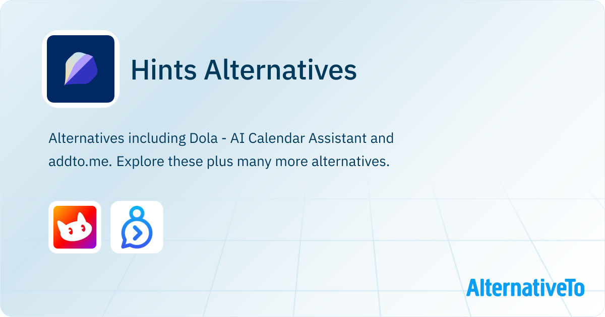 Hints Alternatives - Explore Similar Apps & Services | AlternativeTo