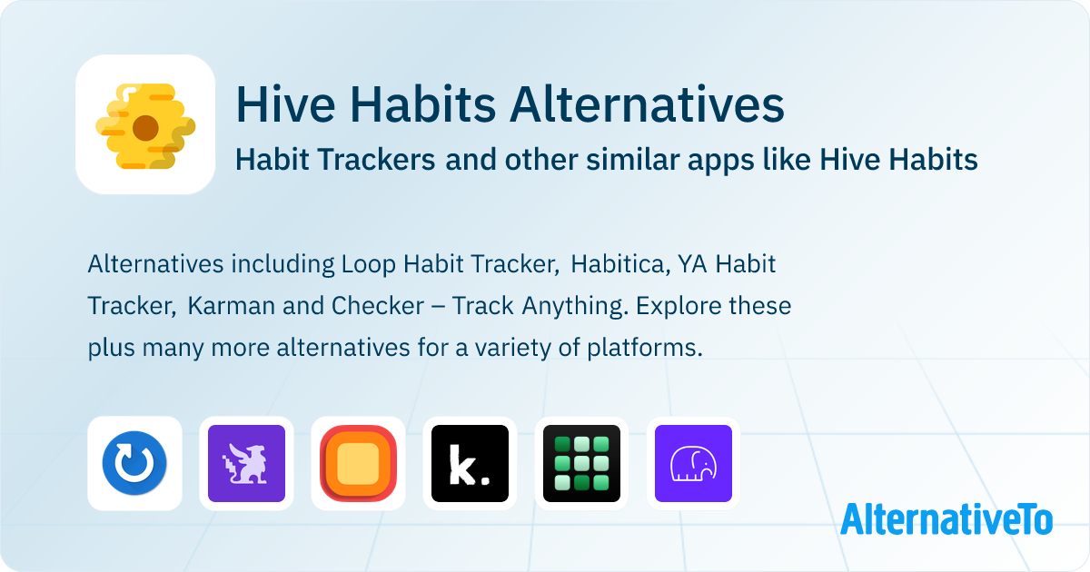 Hive Habits Alternatives: Top 12 Habit Trackers & Similar Apps ...