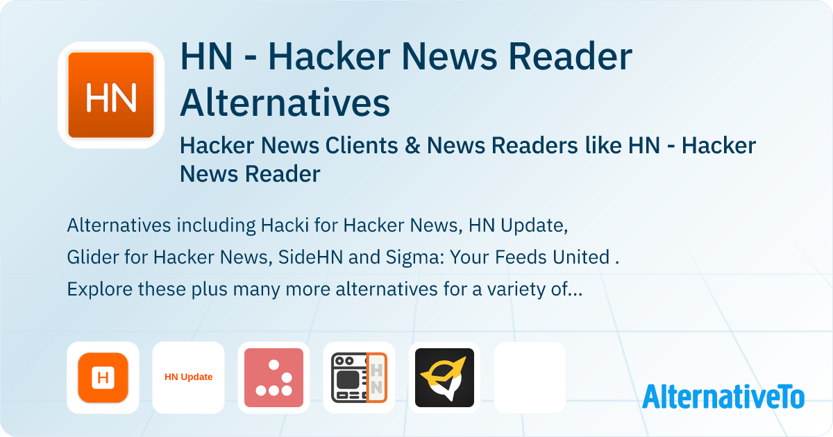 HN - Hacker News Reader Alternatives: Top 15 Hacker News Clients ...