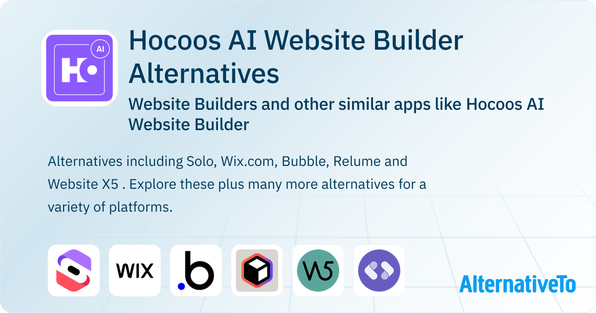 Hocoos AI Website Builder Alternatives: Top 14 Website Builders ...