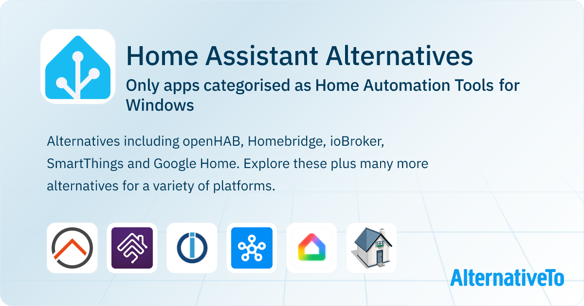 Home Assistant Alternatives for Windows: Top 16 Home Automation Tools ...