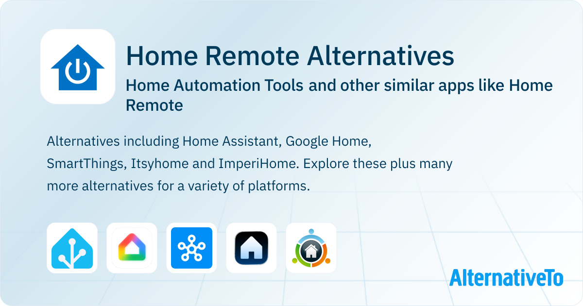 Home Remote Alternatives: Top 5 Home Automation Tools & Similar Apps ...