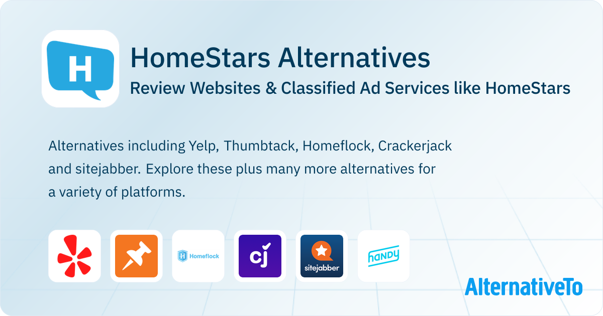 HomeStars Alternatives: Top 12 Review Websites | AlternativeTo