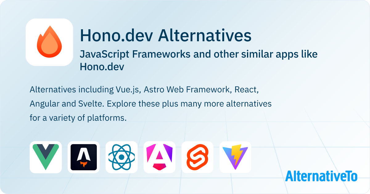 Hono.dev Alternatives: Top 12 JavaScript Frameworks & Similar Apps ...