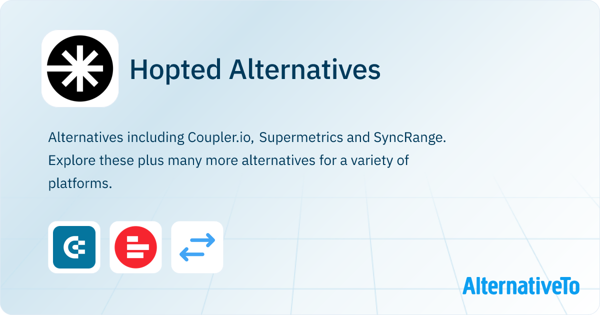 Hopted Alternatives: Top 2 Business Intelligence Tools | AlternativeTo