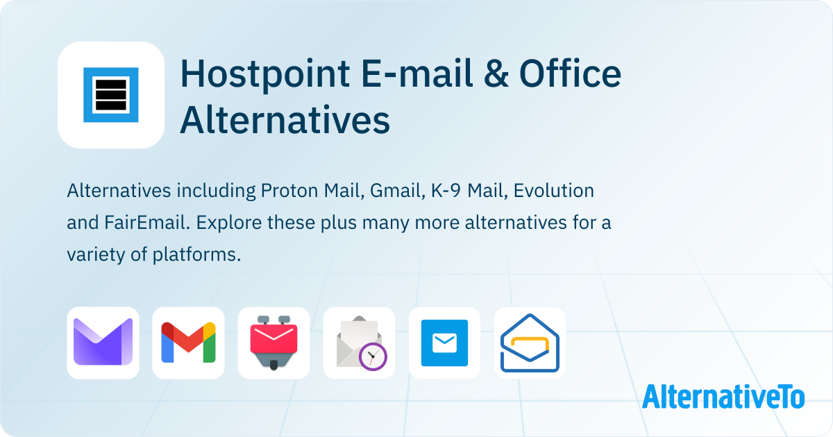 Hostpoint E-mail & Office Alternatives - Explore Similar Sites & Apps ...