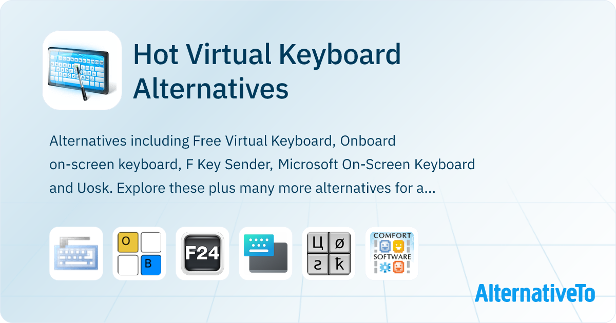 Hot Virtual Keyboard Alternatives - Explore Similar Software ...