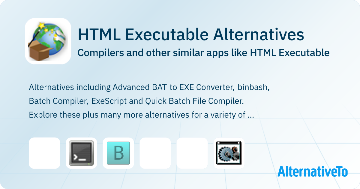 HTML Executable Alternatives: Top 6 Compilers & Similar Apps ...