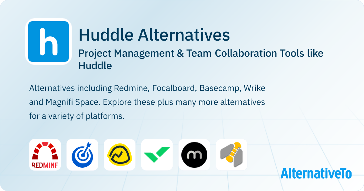 Huddle Alternatives: Top 12 Project Management Tools | AlternativeTo