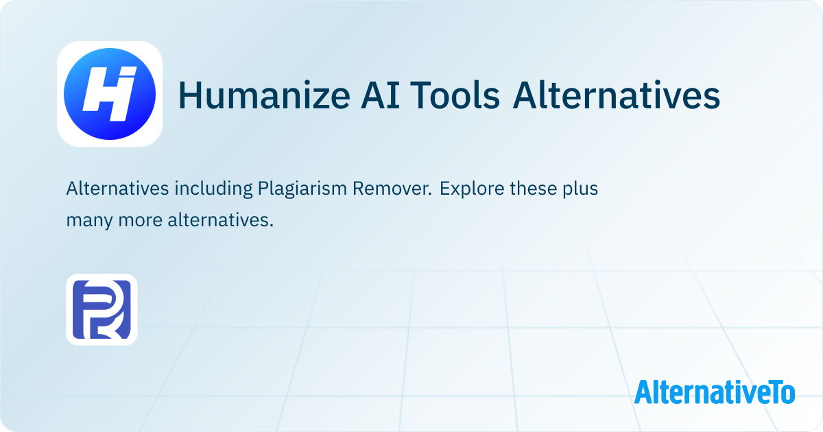 Humanize AI Tools Alternatives - Explore Similar Sites & Apps ...