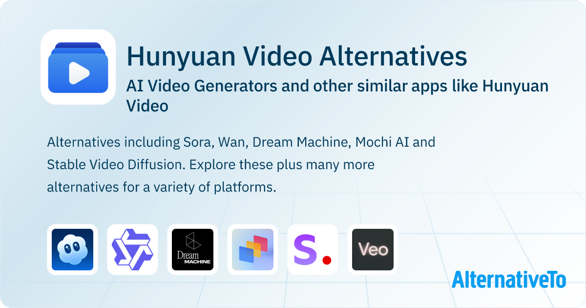 Hunyuan Video Alternatives: Top 12 AI Video Generators & Similar ...