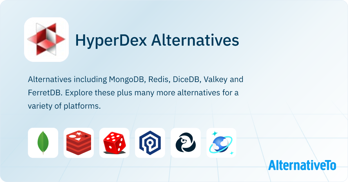 HyperDex Alternatives - Explore Similar Software | AlternativeTo