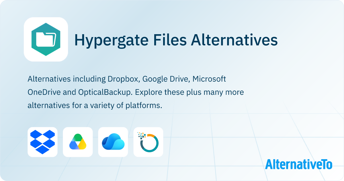 Hypergate Files Alternatives and Similar Apps | AlternativeTo
