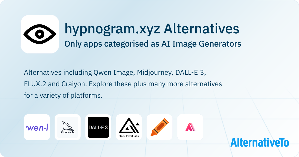 hypnogram.xyz Alternatives: Top 12 AI Image Generators | AlternativeTo