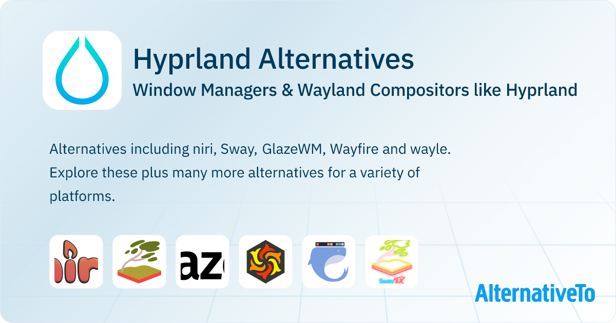 Hyprland Alternatives: Top 12 Window Managers | AlternativeTo