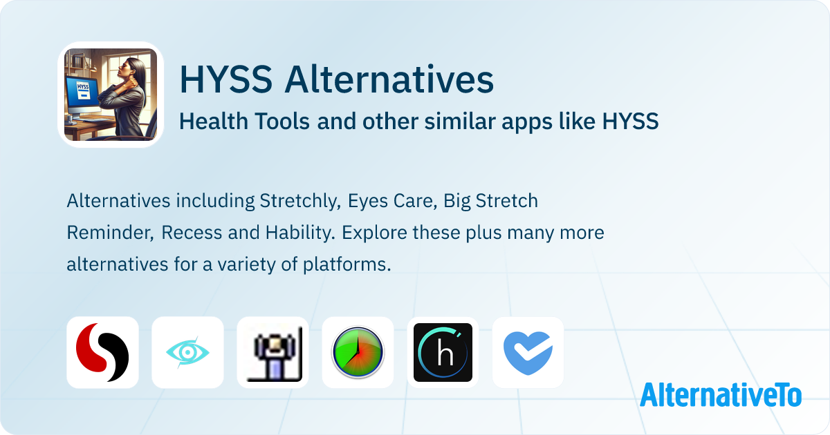 HYSS Alternatives: Top 8 Health Tools & Similar Apps | AlternativeTo