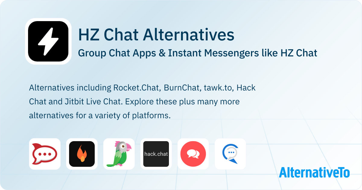 HZ Chat Alternatives: Top 10 Group Chat Apps | AlternativeTo