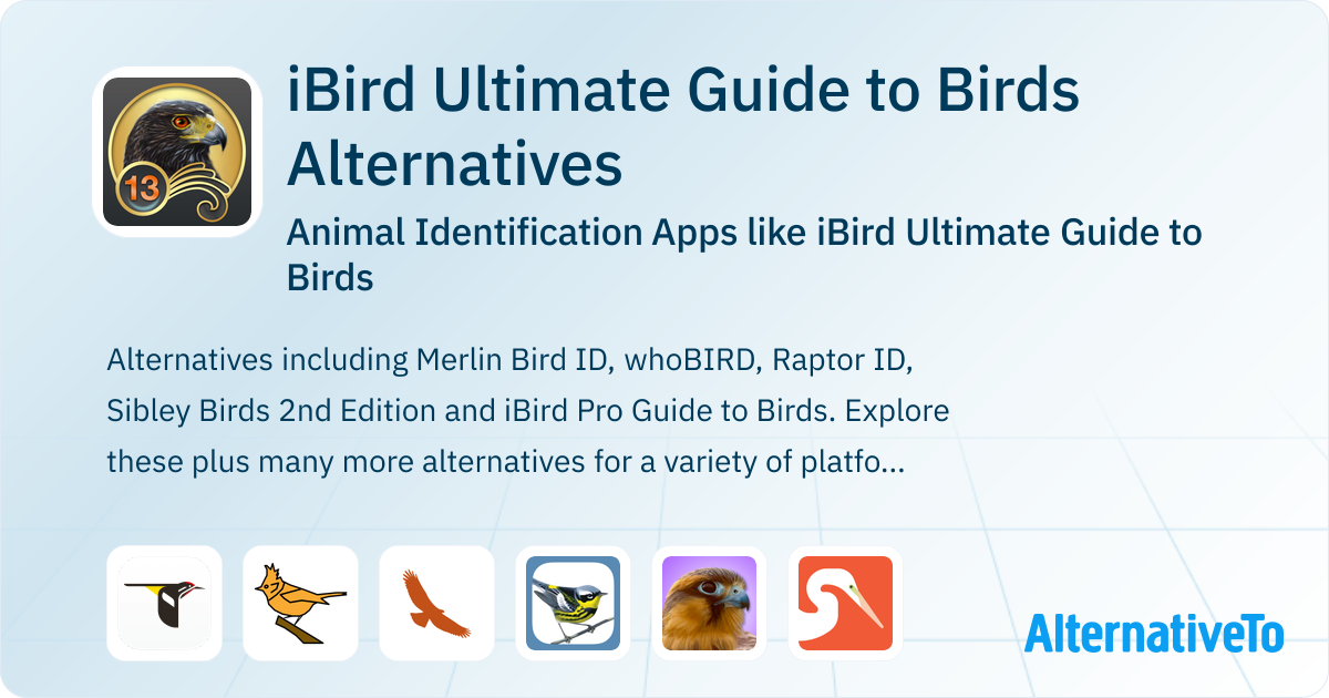 iBird Ultimate Guide to Birds Alternatives: Top 7 Animal Identification ...