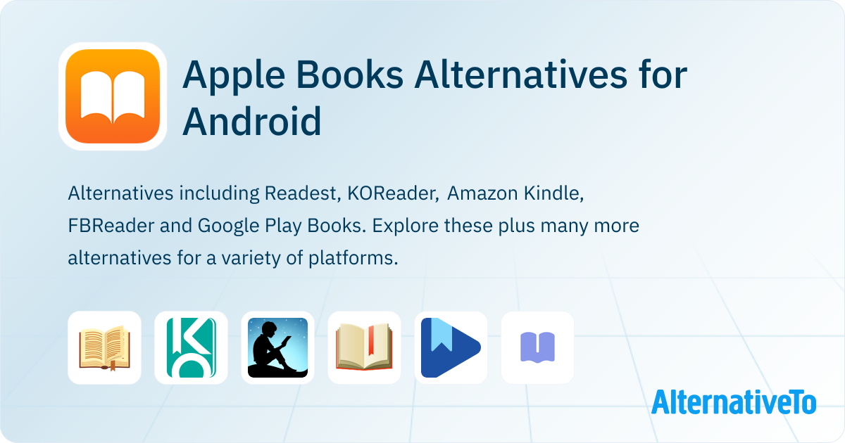 Apple Books Alternatives for Android: Top 12 Ebook Readers | AlternativeTo