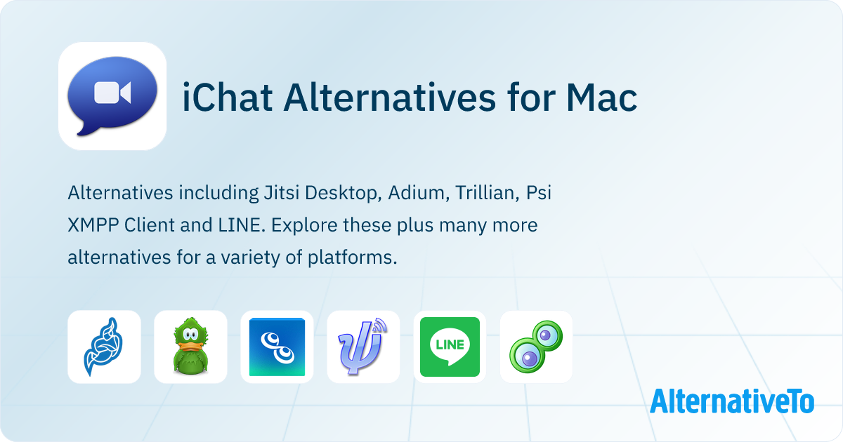 iChat Alternatives for Mac: Top 9 Instant Messengers & Similar Apps ...