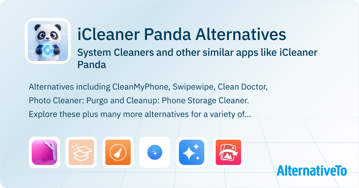 iCleaner Panda Alternatives: Top 8 System Cleaners & Similar Apps ...