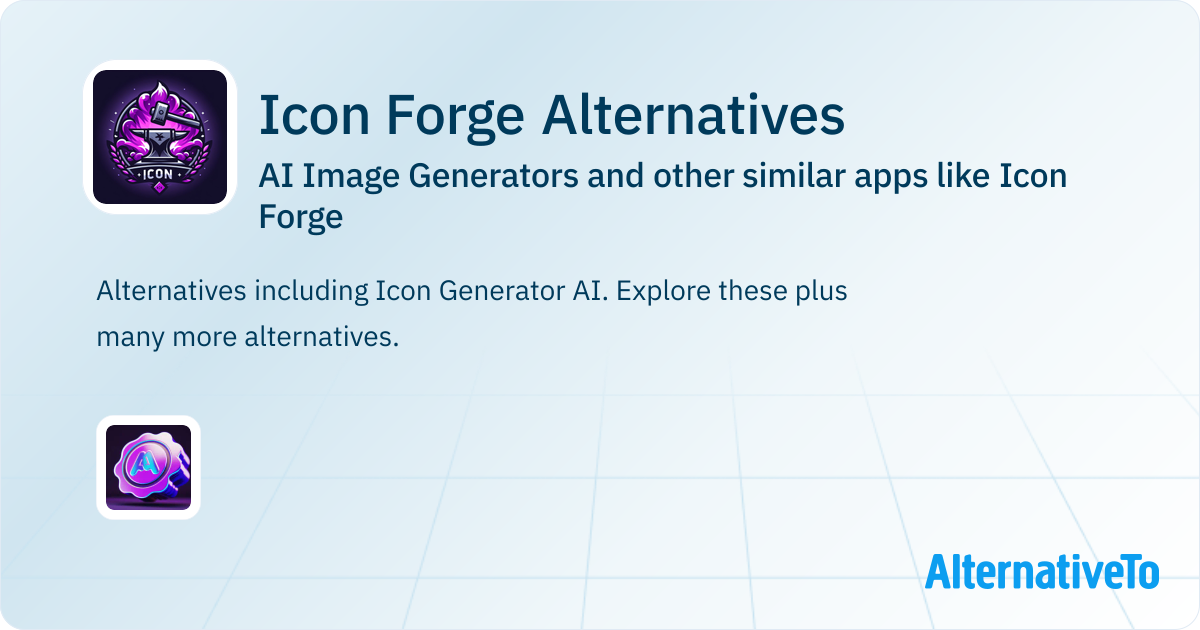 Icon Forge Alternatives: Top 1 AI Image Generators & Similar Websites ...